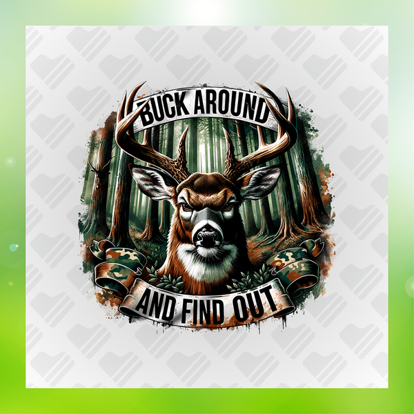 Profession Buck Around And Find Out Transfer – One Heart Apparel