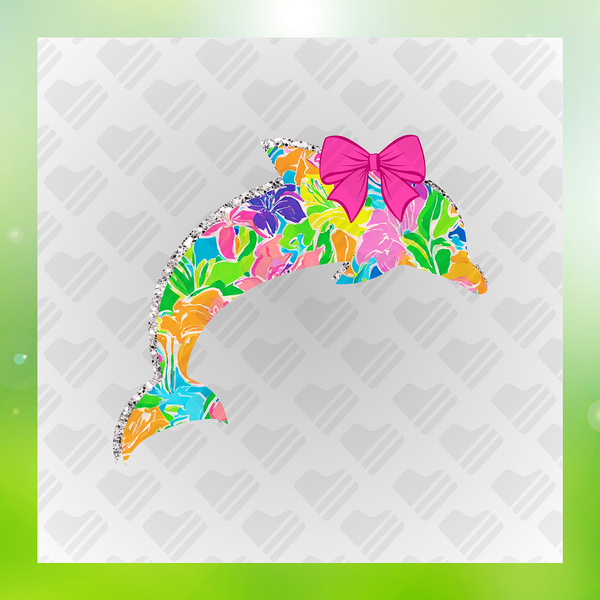 Colorful Dolphin Transfer – One Heart Apparel