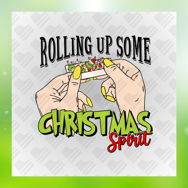 Rolling Up Some Christmas Spirit Transfer – One Heart Apparel