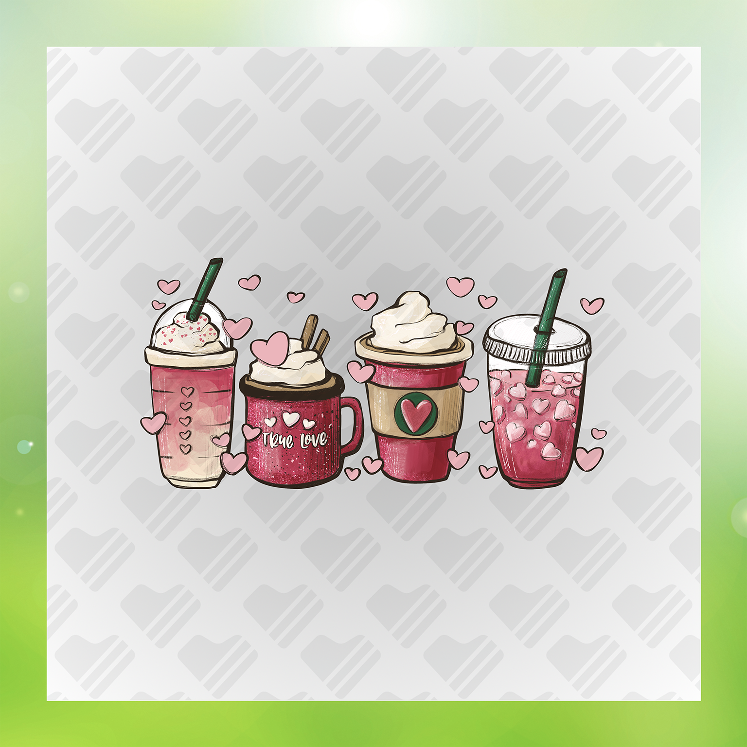 Romantic Refreshments Transfer – One Heart Apparel