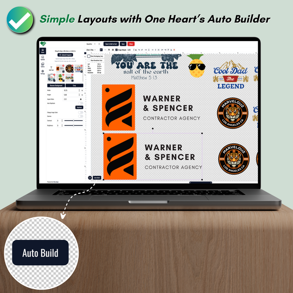 DTF Gang Sheet Builder – One Heart Apparel