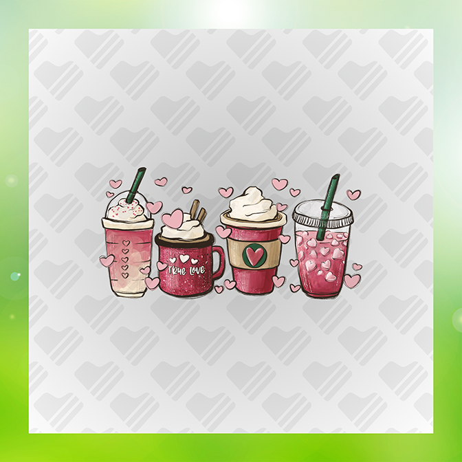 Romantic Refreshments 2 Sticker – One Heart Apparel