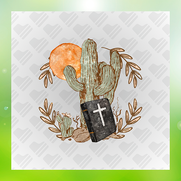 Holy Cactus Sticker – One Heart Apparel