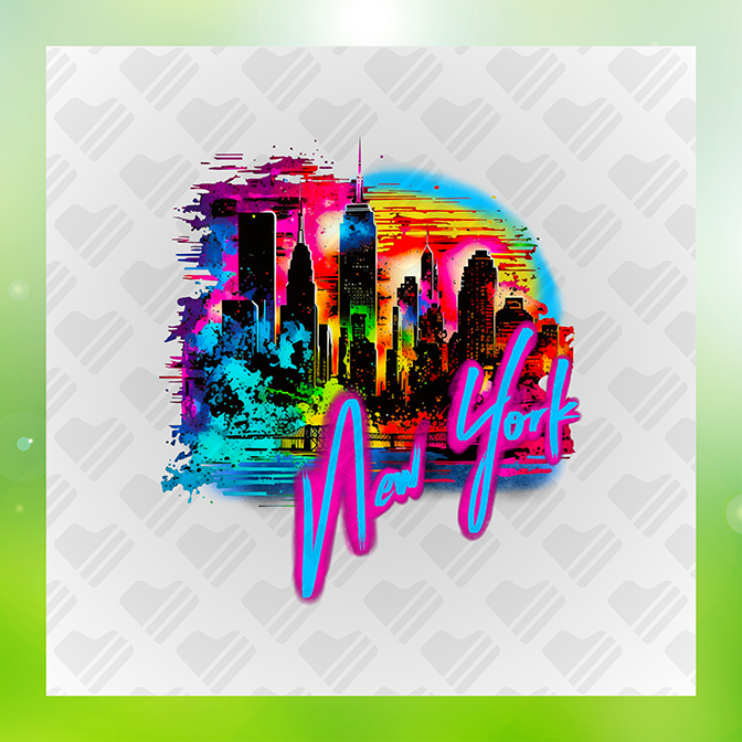 New York Skyscraper Sticker – One Heart Apparel