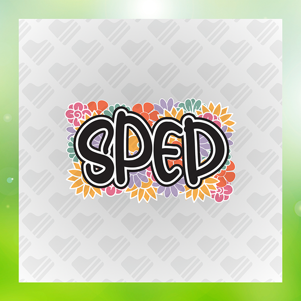 SPED Sticker – One Heart Apparel