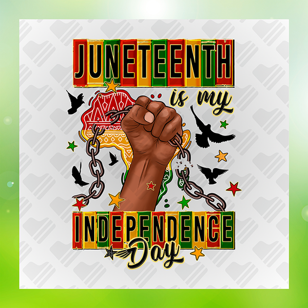 Juneteenth Independence Day Sticker – One Heart Apparel