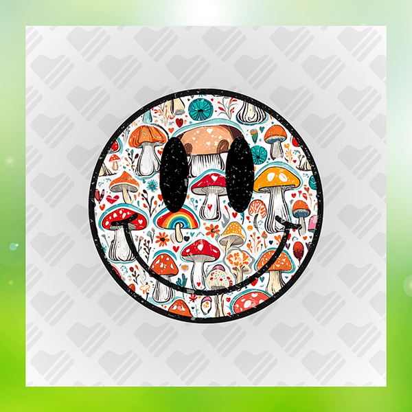Emojis Mushroom Sticker – One Heart Apparel