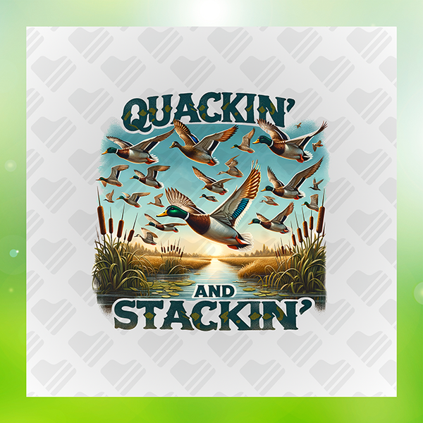 Quackin And Stackin s Sticker – One Heart Apparel