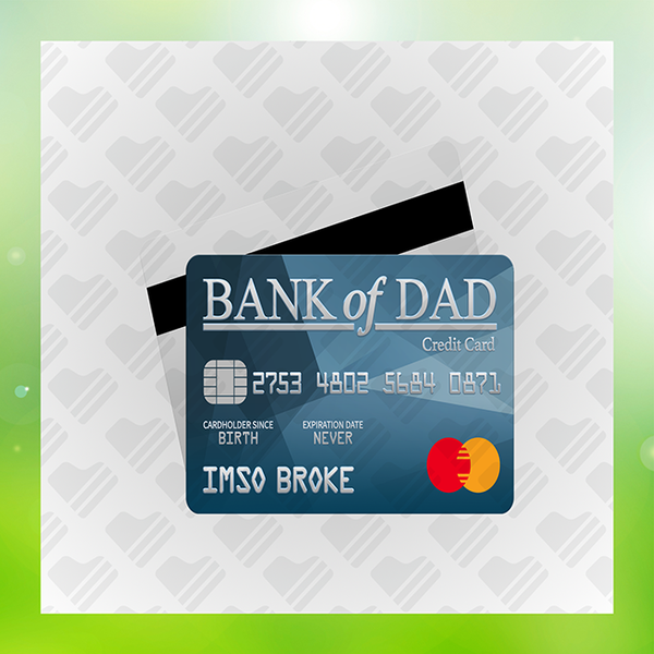 Bank of Dad Father's Day Sticker – One Heart Apparel