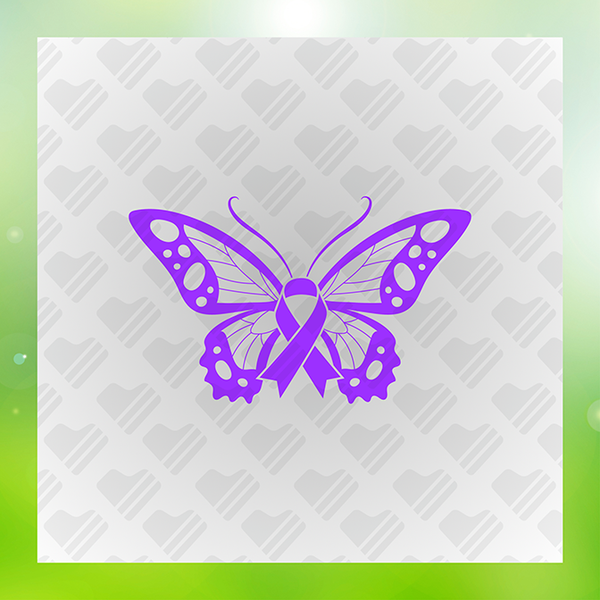 Lupus Butterfly Sticker – One Heart Apparel