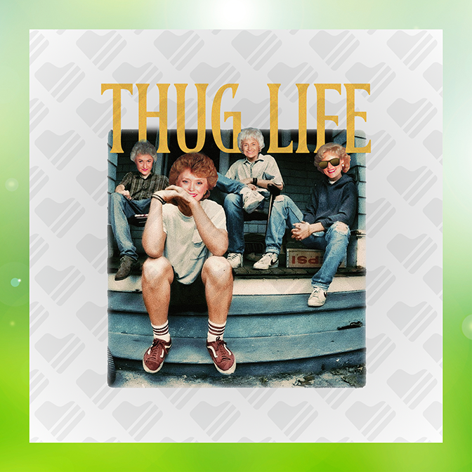 Thug Life Sticker – One Heart Apparel