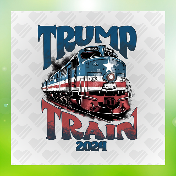 Trump Train Trump Sticker – One Heart Apparel